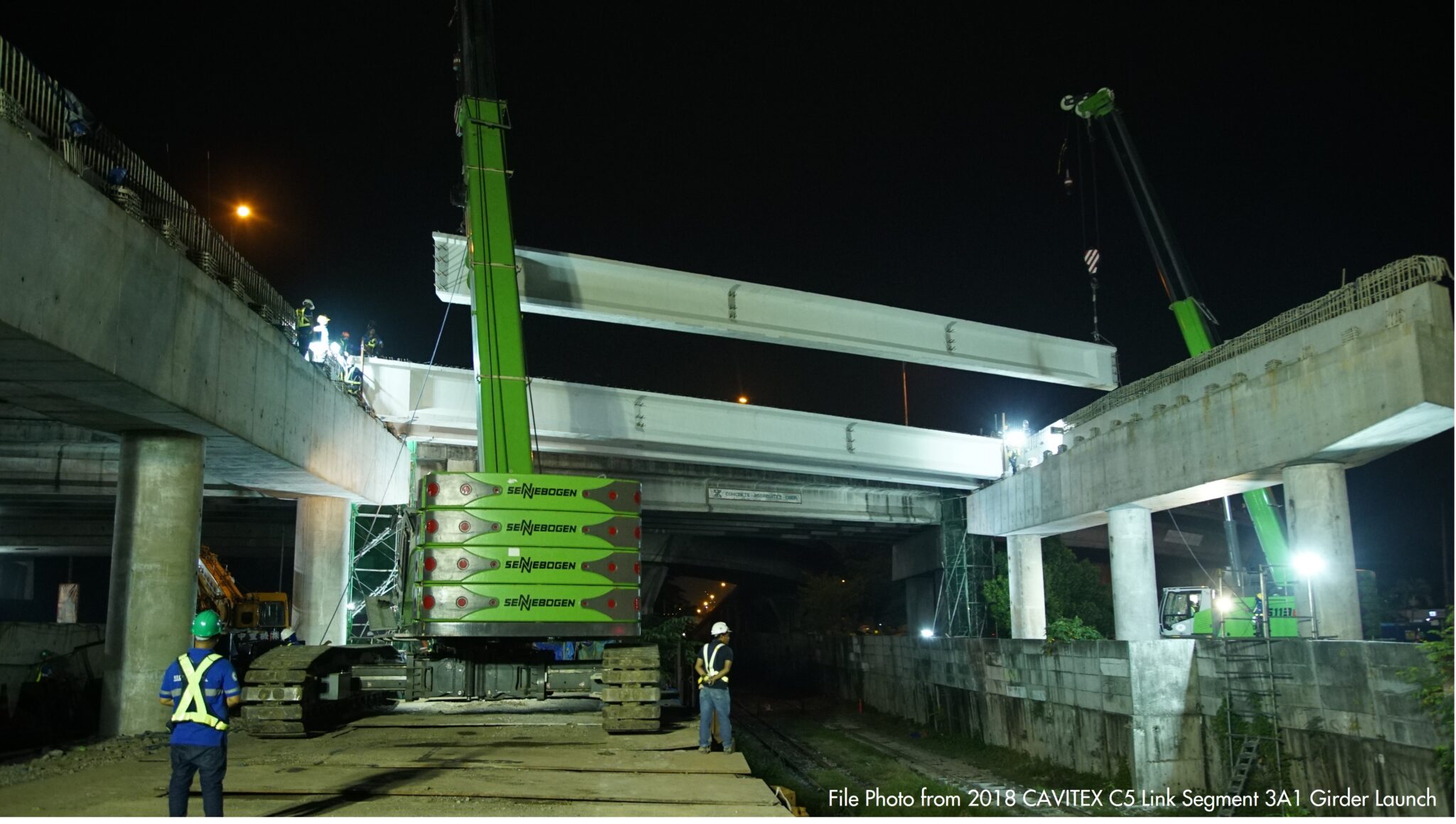 CIC Prepares for Girder Launching Activity in CAVITEX - CAVITEX